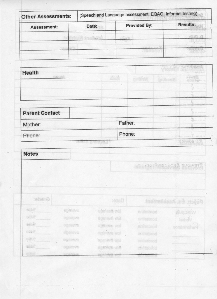 Ontario Student Record Search