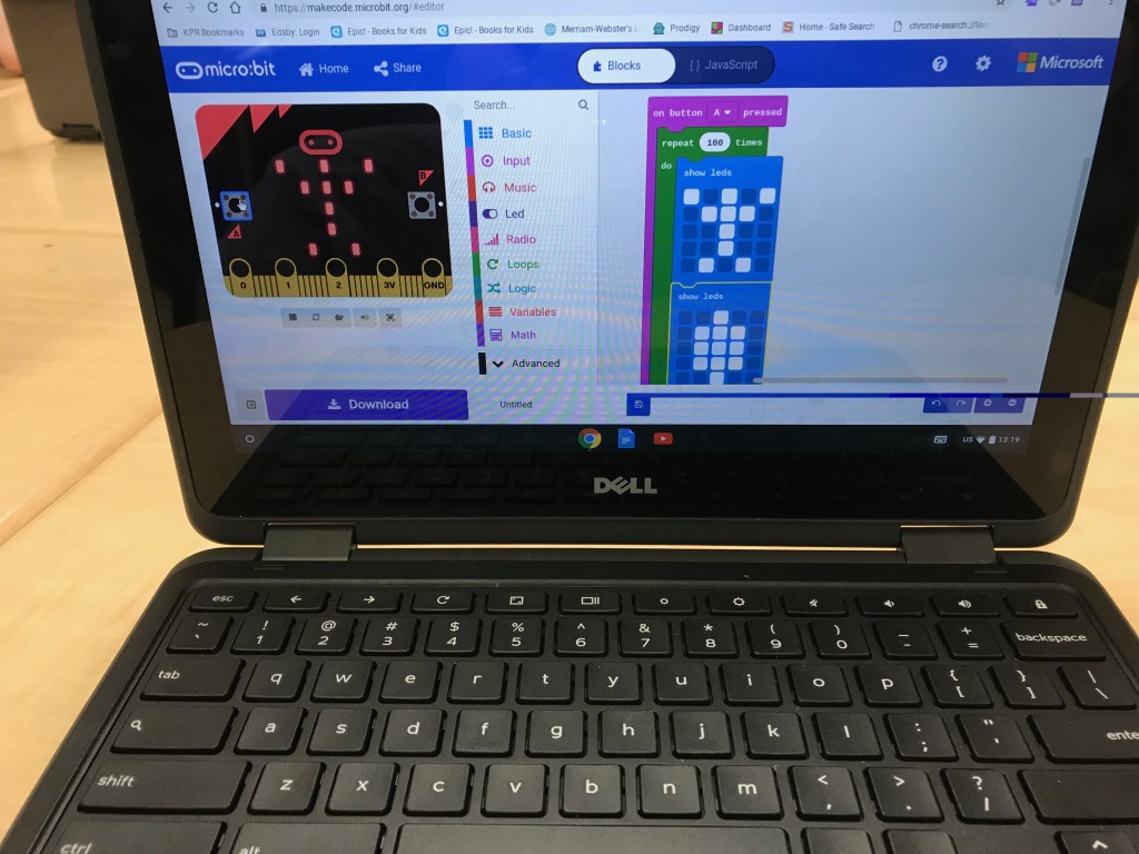 Coding with Microbits
